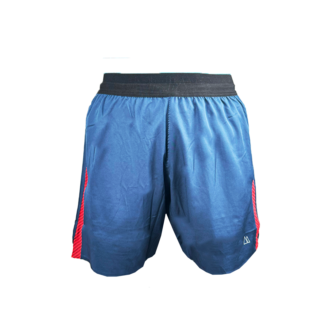 PRIME Men's Short Pant Running Collection - Navy Red - Prime Sports