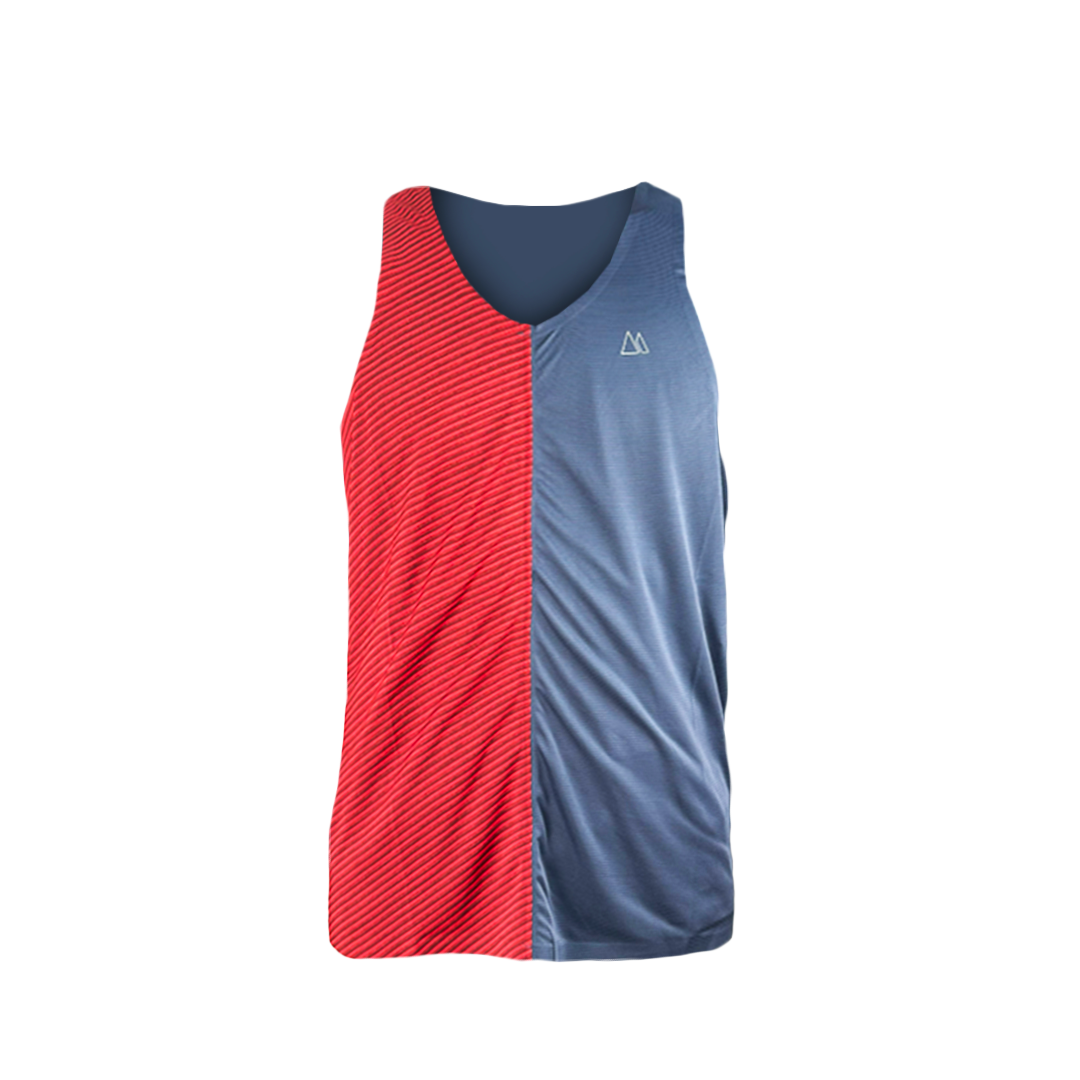 PRIME Men's Singlet Running Collection - Navy - Prime Sports